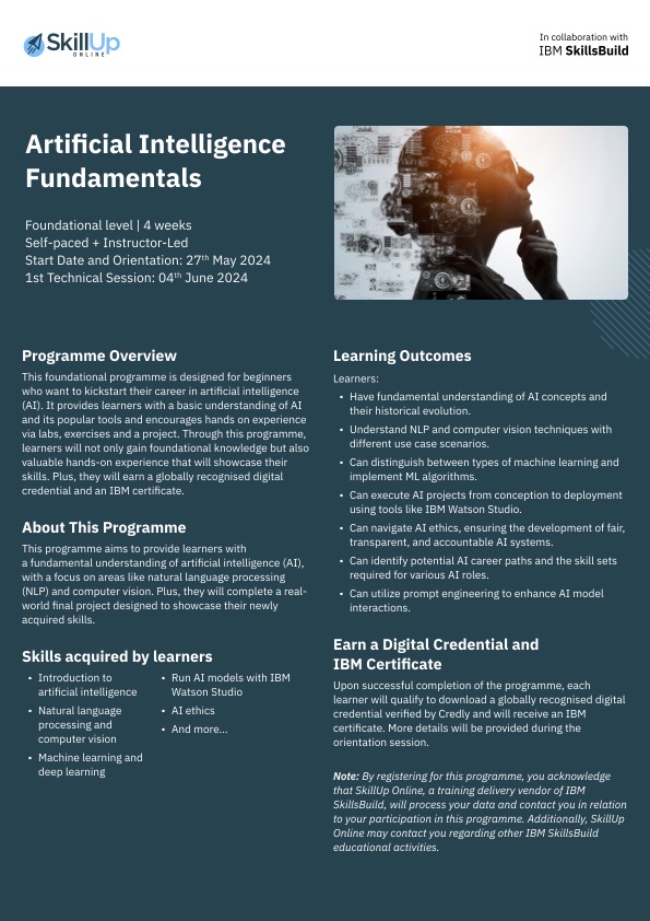 IBM Artificial Intelligence Fundamentals | Sabancı University International Relations Office
